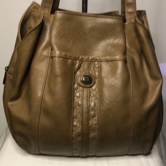 Pacific Connections | Bags | Pacific Connections Vintage Taupe Handbag ...